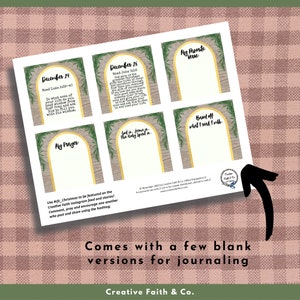 The Birth of Jesus Printable Verse Cards Advent Scripture Reading Plan ...
