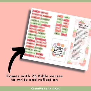 Scripture Writing Plan - Fruit of the Spirit: GENTLENESS - Bible ...