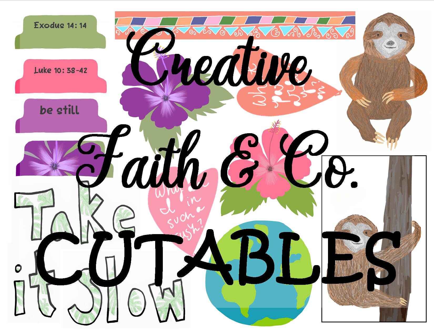 Bible Journaling Printable Devotion Kit Take It Slow | Etsy