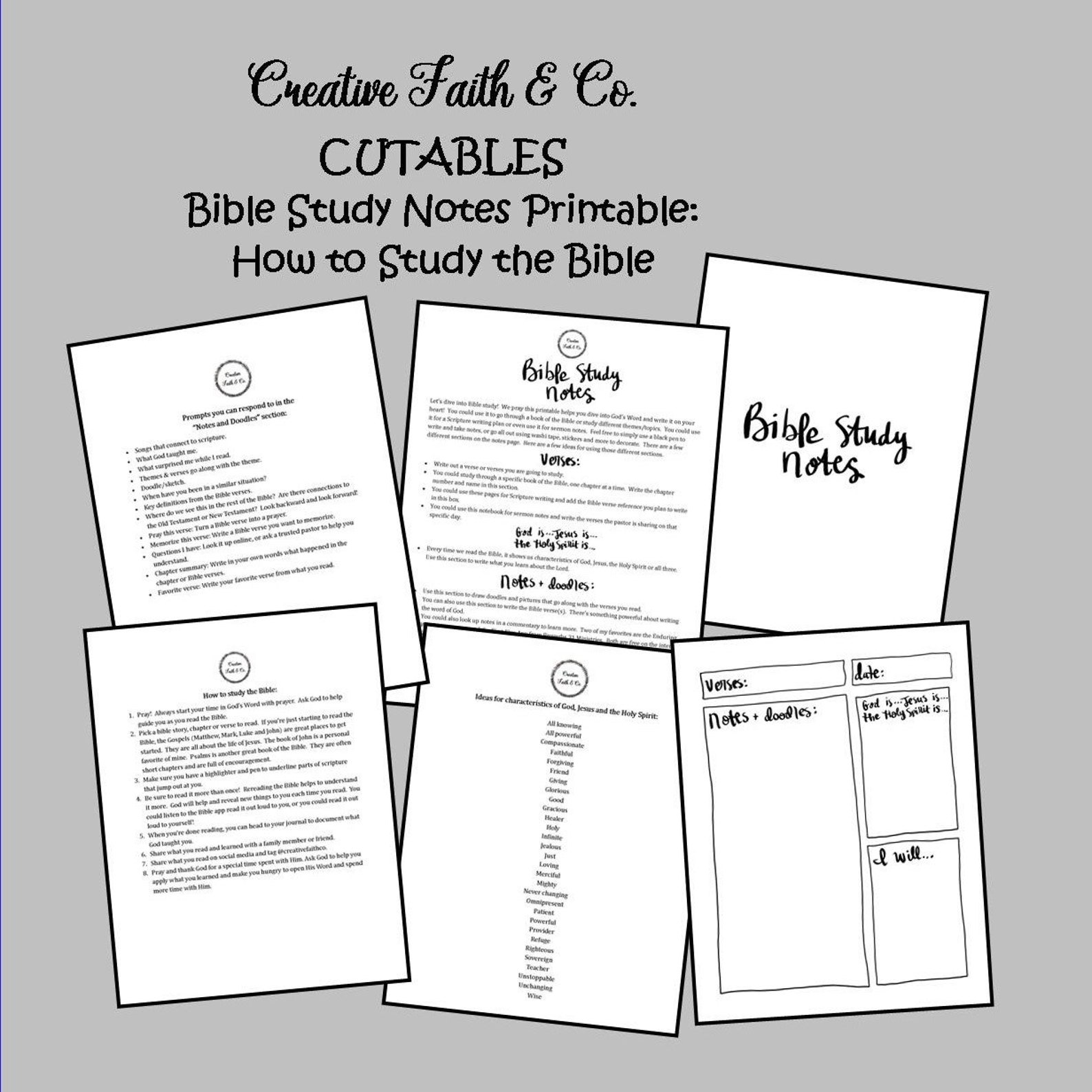 Bible study notes printable - skinswolf
