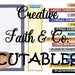 Bible Journaling Printable Devotion Kit - Courageous (creative Faith ...