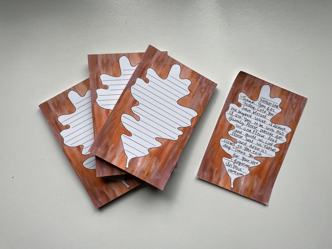 Leaf Notepad - Fall Notepad - Memo Pad - to Do List Notepad ...