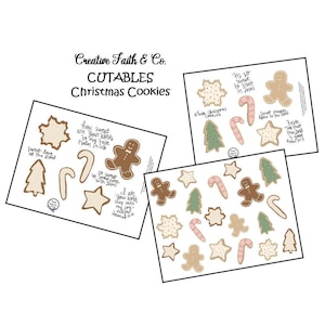 Bible Journaling Printable Kit - Christmas Cookies (creative Faith ...