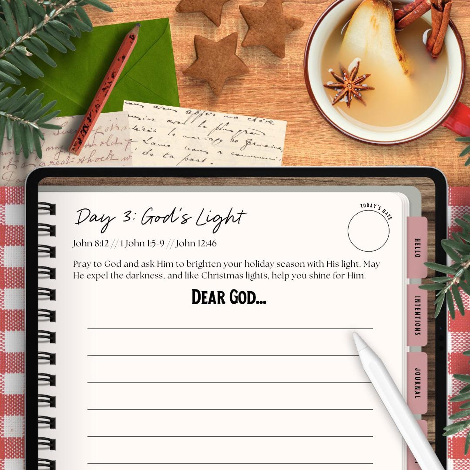Christmas Digital Faith Prayer Journal BUNDLE | Prayer Journal With ...