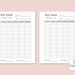 Step Log | A5 Printable Planner Inserts | Health Journal Template ...