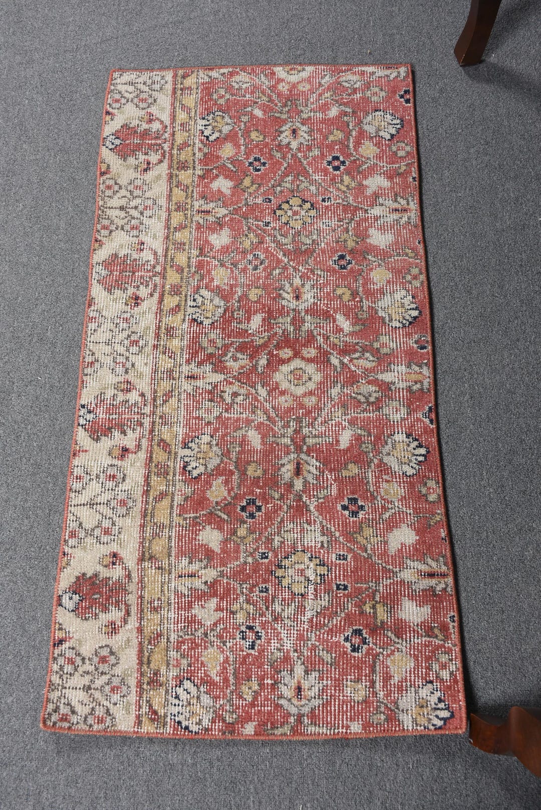 Vintage Rug, 2x4 Small Rugs, Turkish Rug, Floral Oushak Rug, Rugs for ...