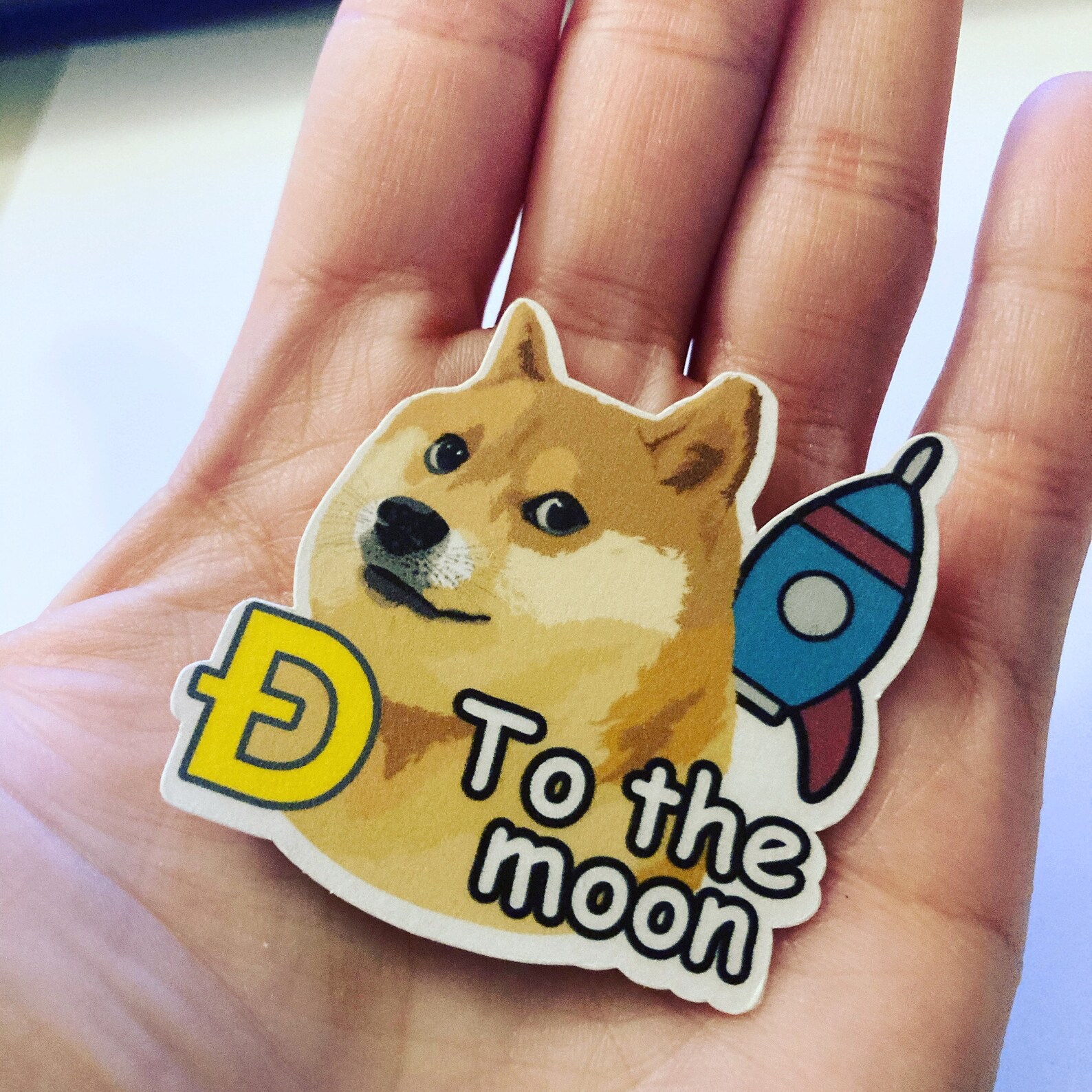 Doge dogecoin sticker stickers decals | Etsy