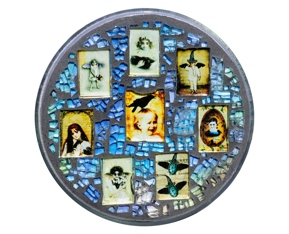 Creepy Gothic Circular Trivet - Goth Grotesque - Etsy