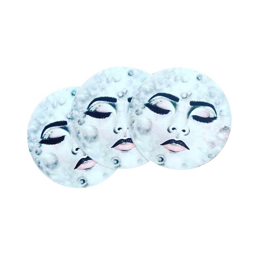 Moon face sticker moon sticker moon face high quality weatherproof ...