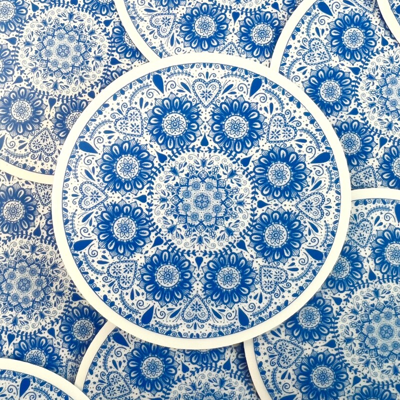 Rosemaling Sticker - Etsy