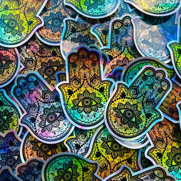 Colorful Hamsa - Etsy