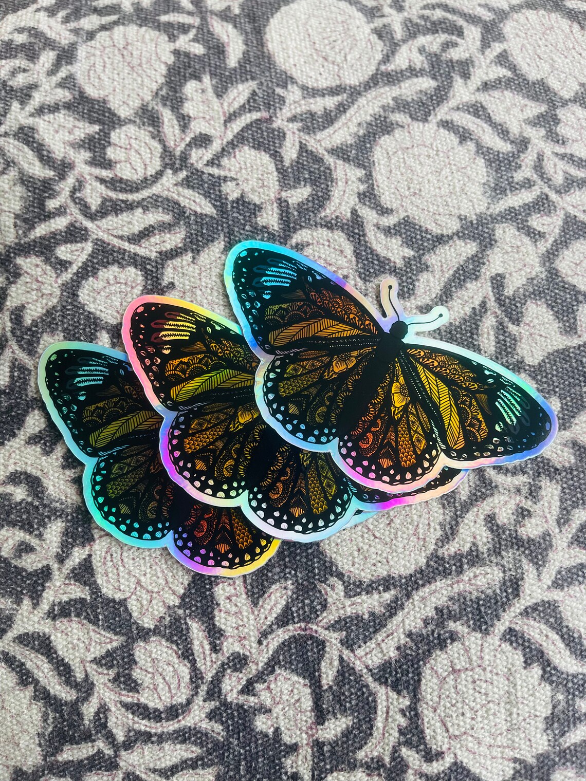 Monarch Butterfly Sticker holographic - Etsy