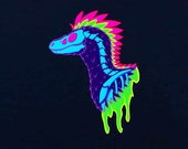 Raptor Skeleton With Goo Drips Multiple Colors Vinyl | Etsy