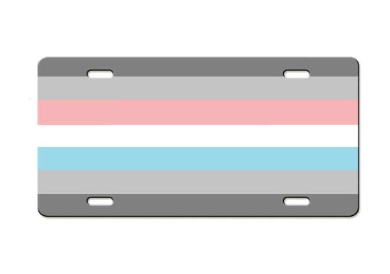 Demiflux Pride Flag LGBTQIA Vanity / License Plate Made in | Etsy
