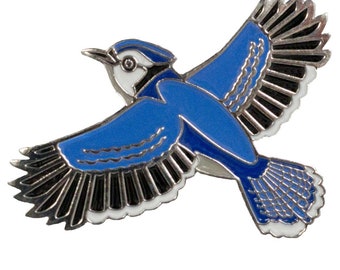 Blue Jay Pin - Etsy