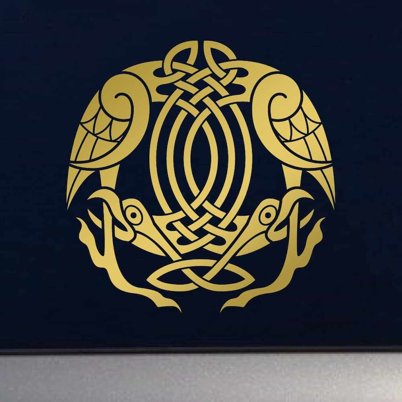 Celtic Knot Eagle Falcon Vinyl Indoor Outdoor Decal - Etsy