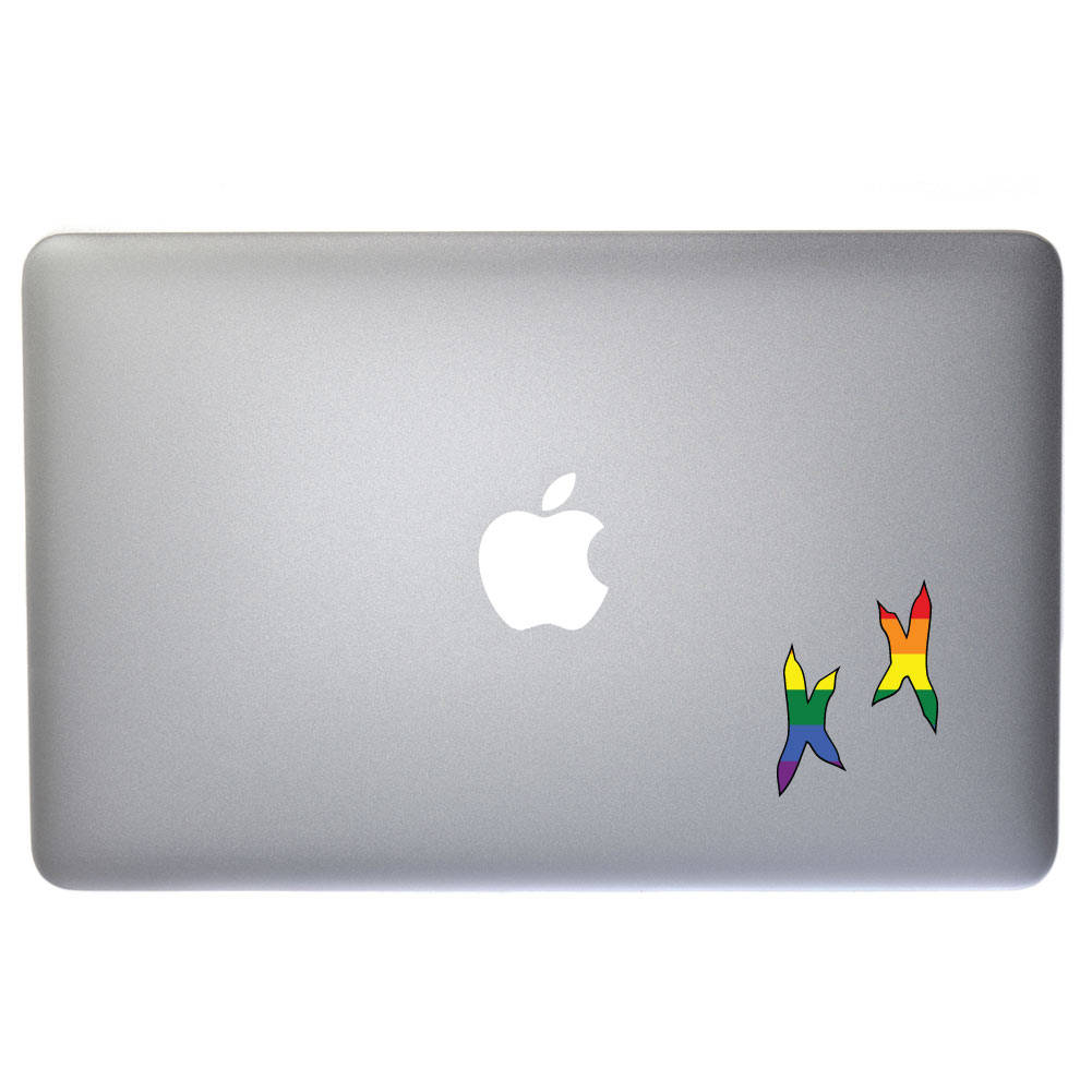 LGBT Rainbow Bird Footprint Furry Pride and Animal Lovers | Etsy