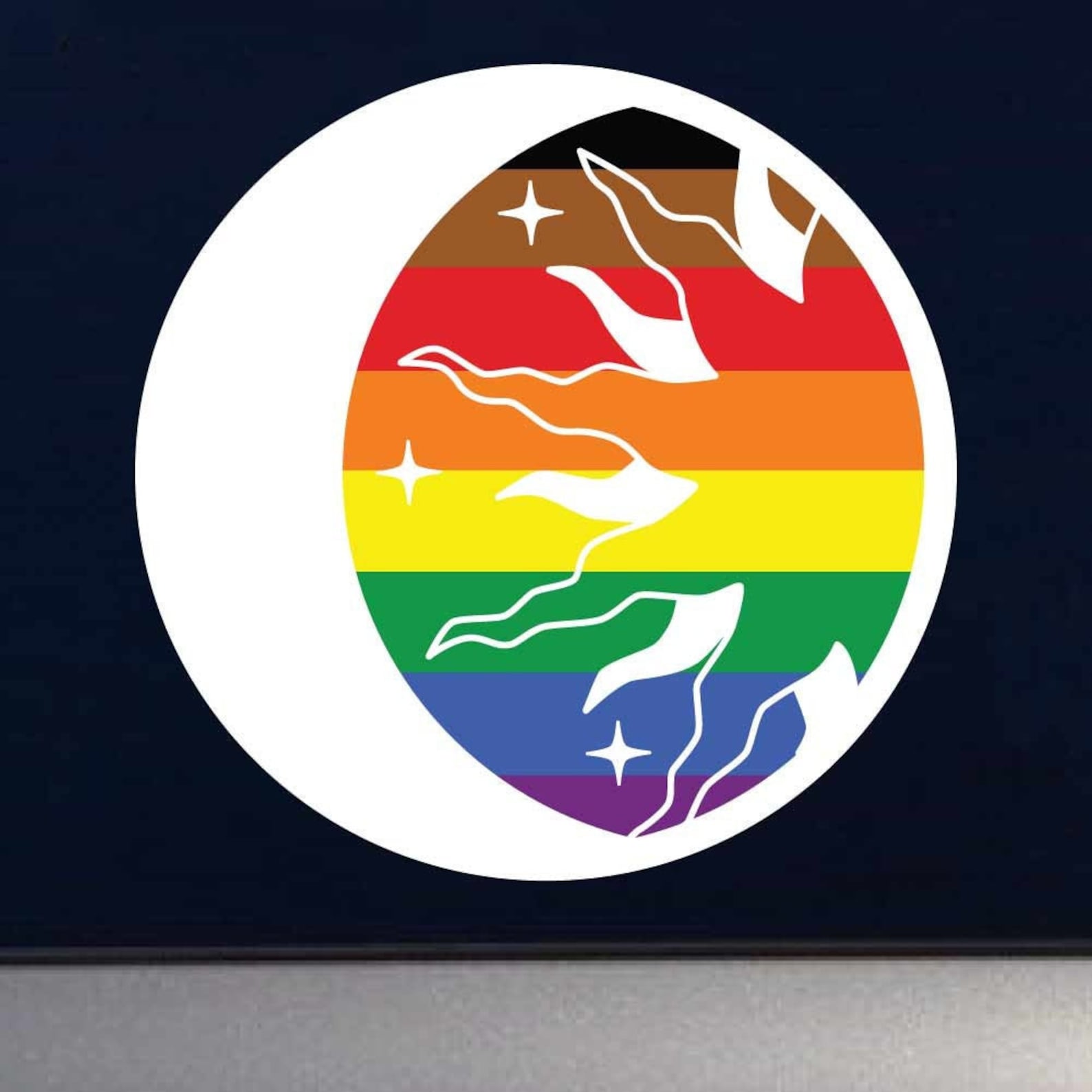 LGBTQ Sun and Moon Pride Flags Many Pride Flags Available - Etsy