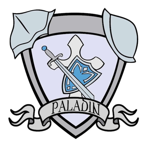 Paladin Class Shield Full Color Decal for Any Flat Surface | Etsy