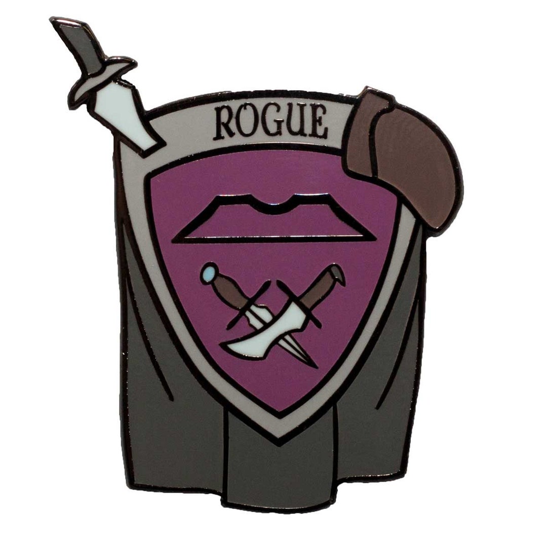 Rogue Class Shield - 1.5" Enamel Pin, Great for Tabletop Gamers - Etsy