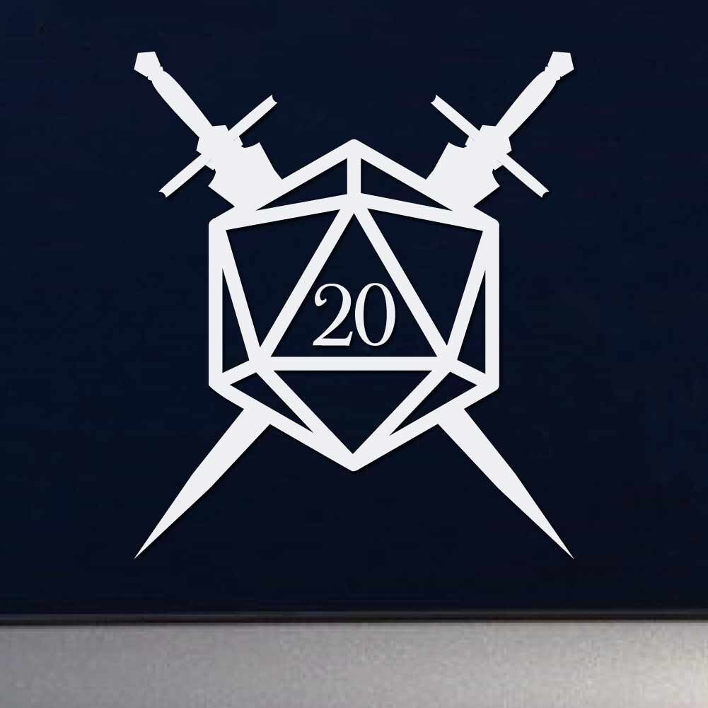 Nat 20 D20 Crossed Swords Table Top Rpg DND Themed Indoor - Etsy Nat 20 D20 Crossed Swords Table Top Rpg DND Themed Indoor - Etsy
