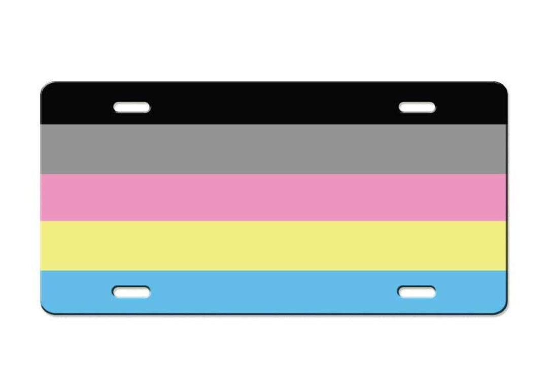 Polygender Pride Flag LGBTQIA+ Vanity / License Plate - Made in the USA ...
