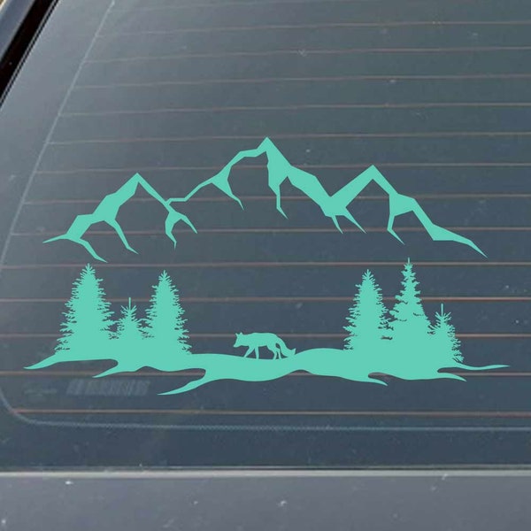 Forest Decal - Etsy