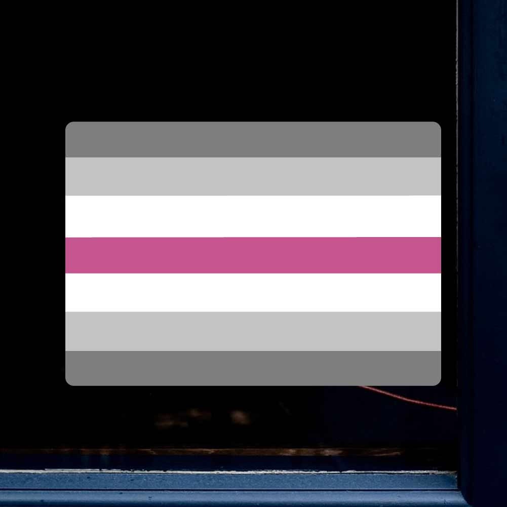 Librafeminine Flag, LGBTQIA+ Pride Flag - Full Color Static Window ...
