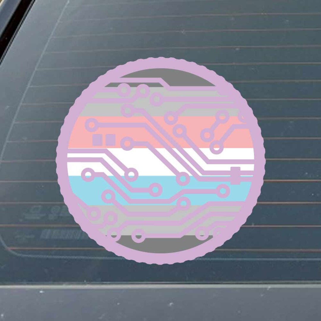 Demiflux Circuit Gear LGBTQIA+ Flag Indoor/outdoor Vinyl Decal - IT ...