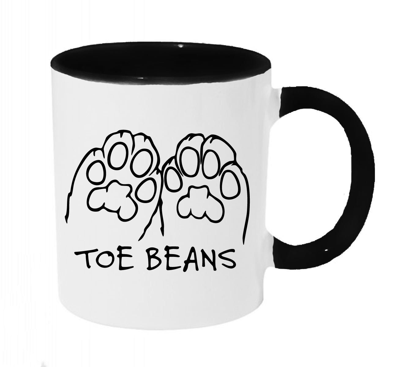 Kitty Cat Toe Beans Multiple Paw Colors Coffee or Tea 11oz | Etsy