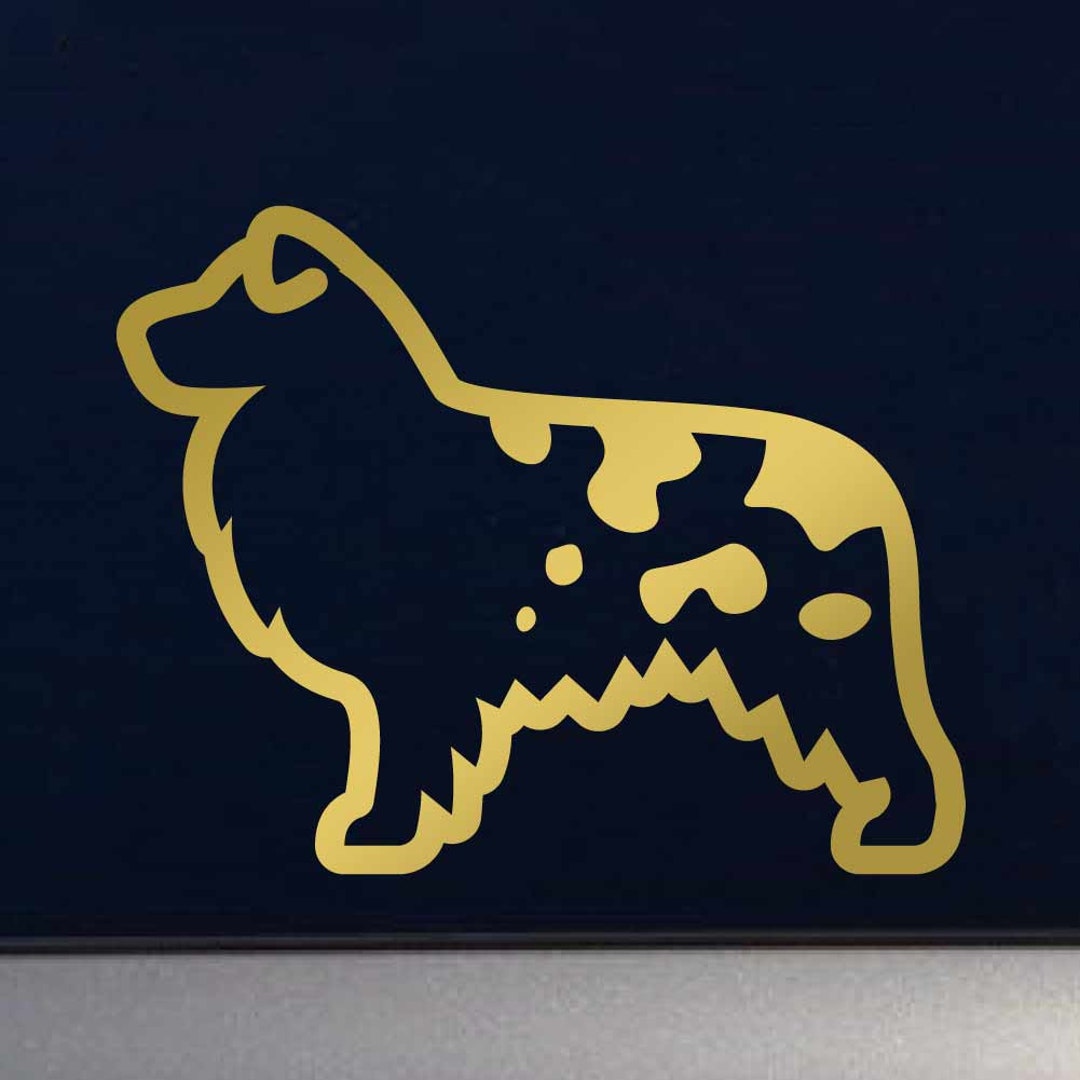 Simplistic Line Australian Shepherd Dog Breed Pride Decal - Multiple ...