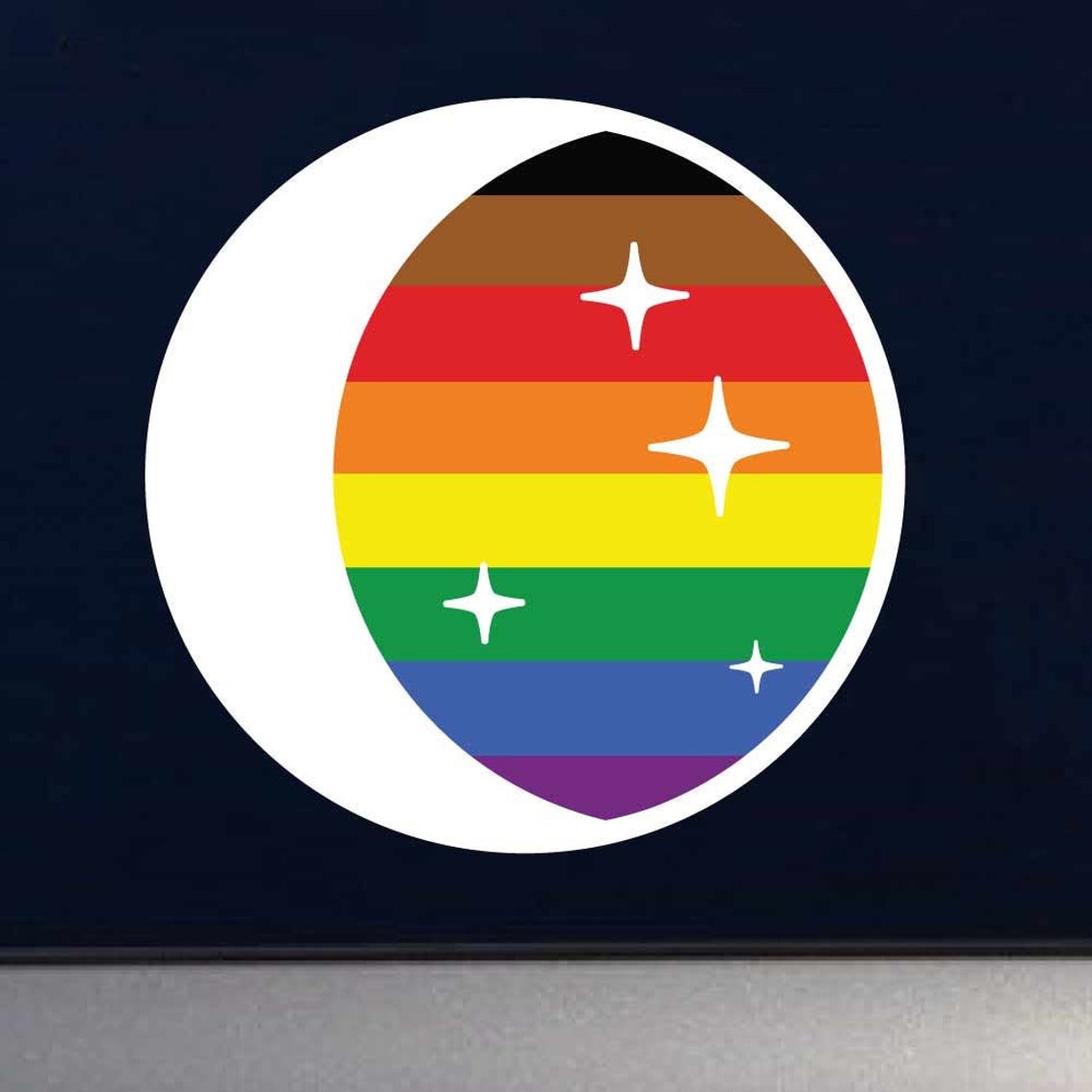 LGBT Pride Moon and Stars Many Pride Flags Available - Etsy