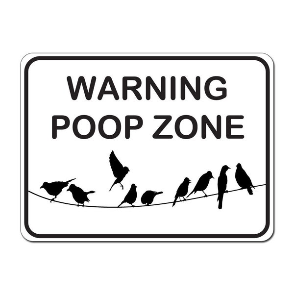 No Poop Zone Signs - Etsy