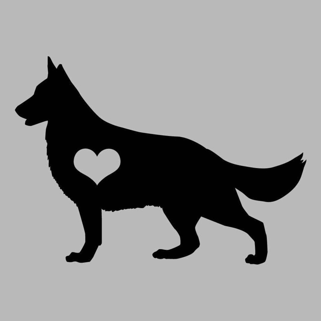 German Shepard Breed Pride Decal - Etsy