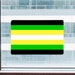 Metagender Flag, LGBTQIA+ Pride Flag - Full Color Static Window Cling ...