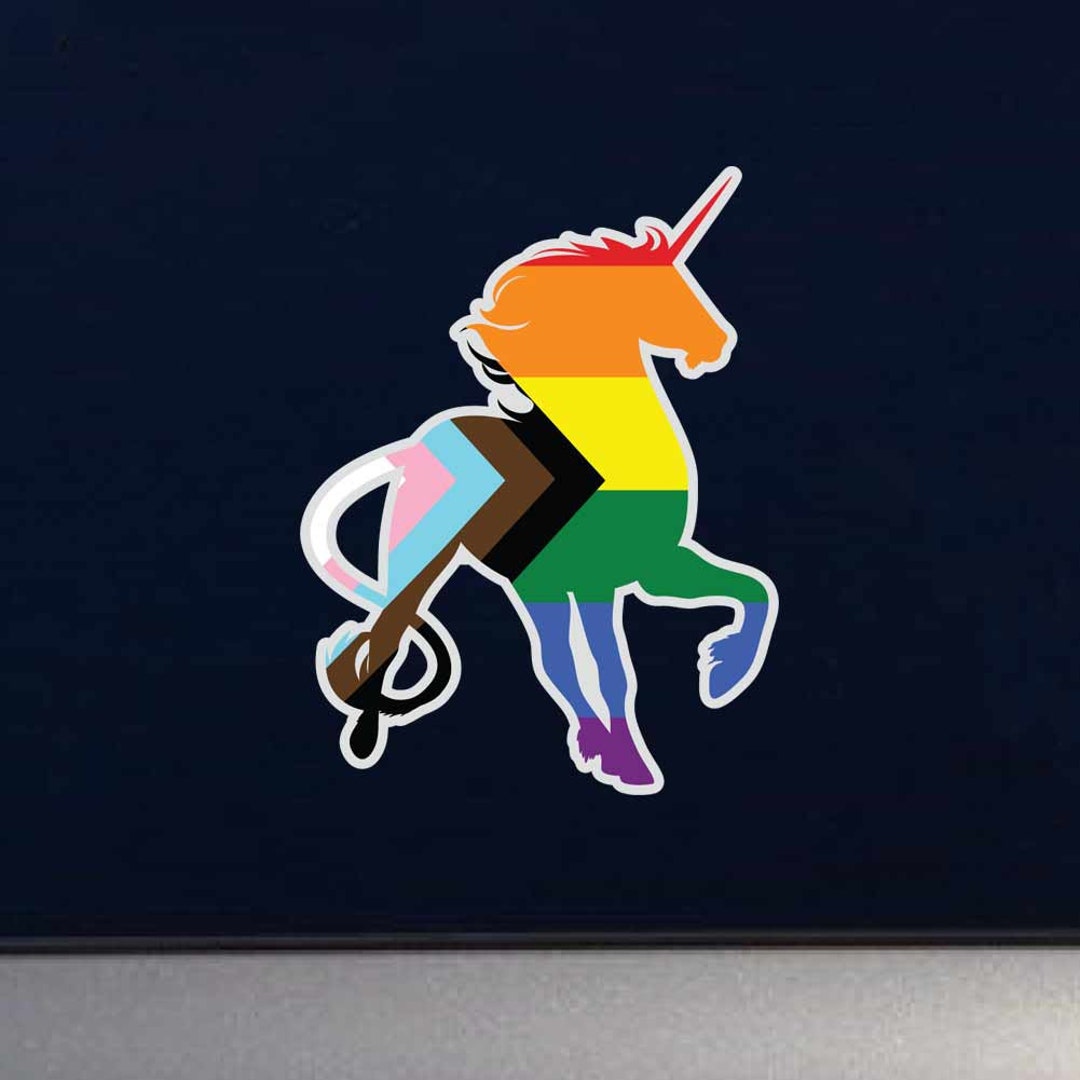 Licorne traditionnelle LGBTQ Pride De nombreux drapeaux et tailles ...