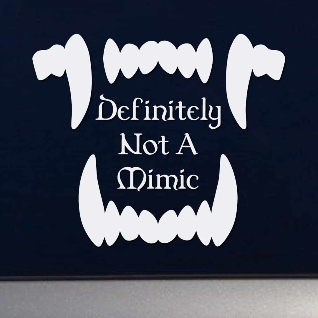 Definitely Not A Mimic Jaws - Table Top Rpg DND Themed Indoor Outdoor ...