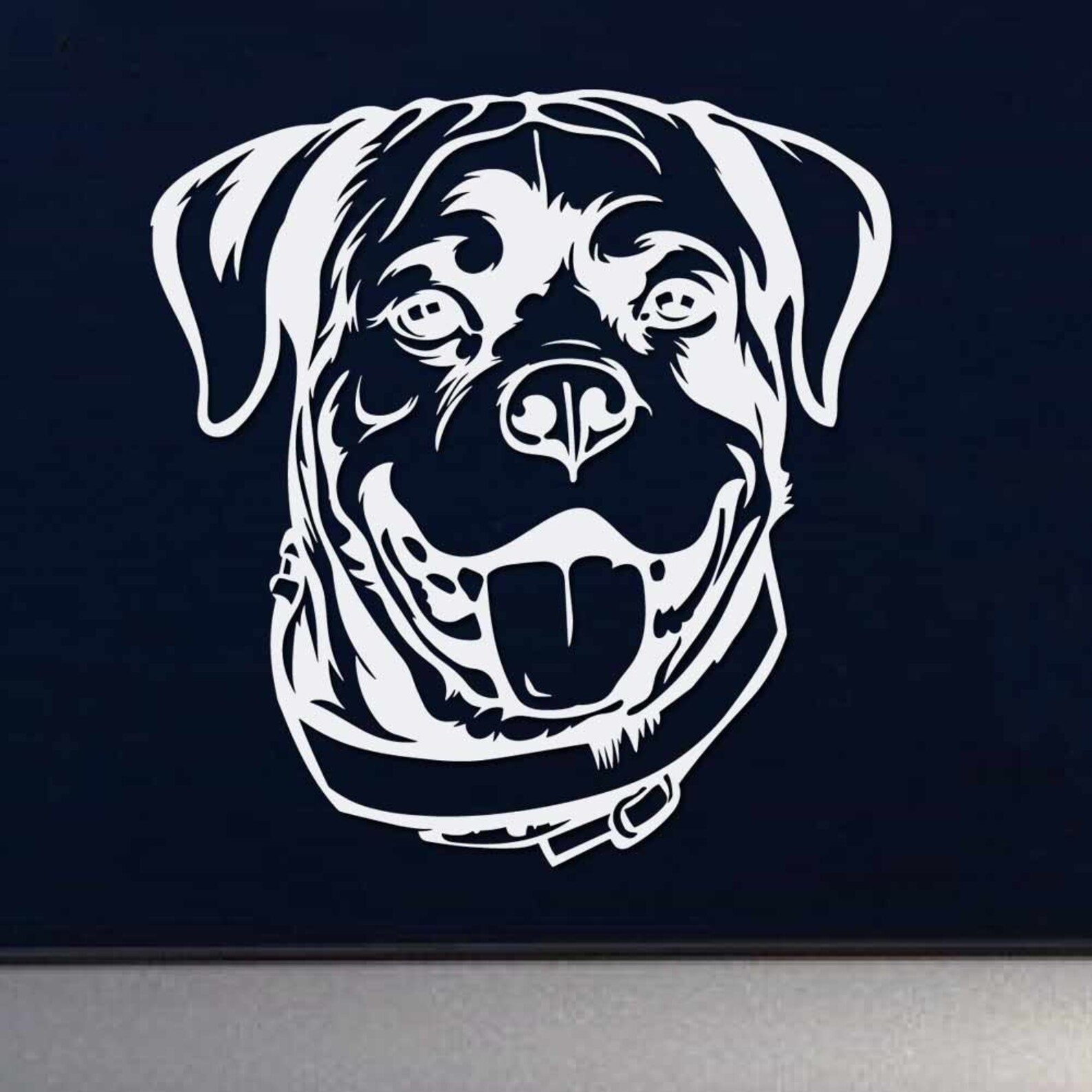 Rottweiler Dog Indoor Outdoor Vinyl Decal - Multiple Colors Available ...