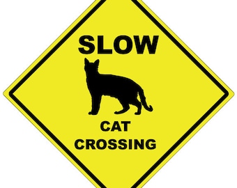 Cat Crossing | Etsy