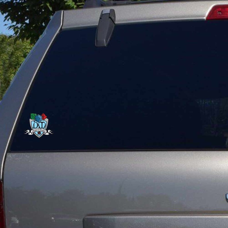 DM Dungeon Master Class Shield Full Color Decal for Any Flat - Etsy