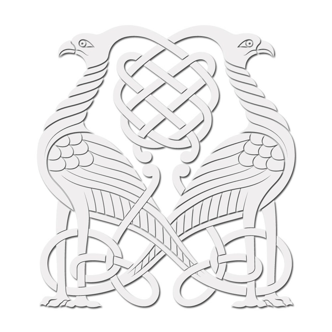 Celtic Knot Bird Pheasant Vinyl Indoor Outdoor Decal - Etsy