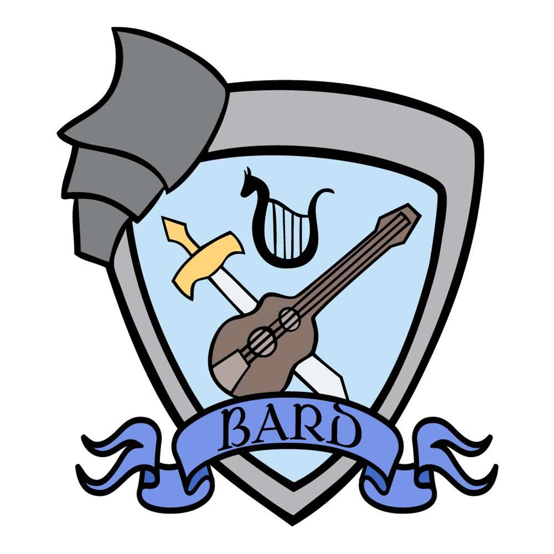 Bard Class Shield Full Color Decal for Any Flat Surface - Etsy