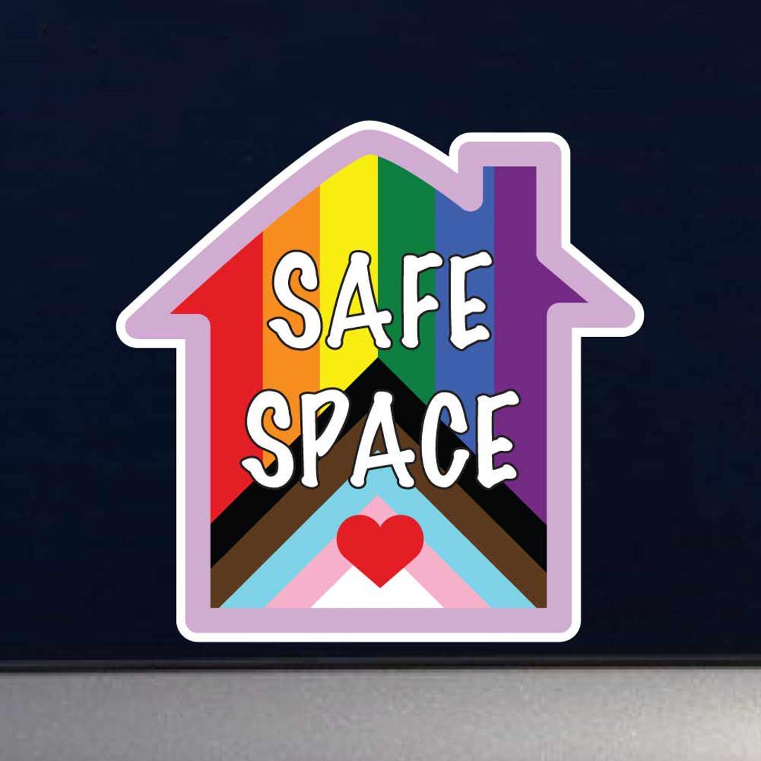 Safe Space Home, LGBTQIA+ Safe Space Indoor Outdoor Decal or Cling - Etsy