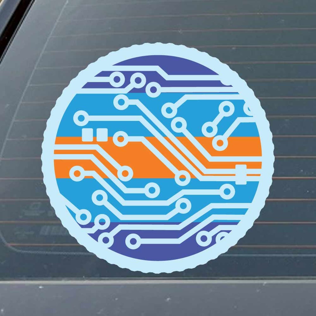 Multigender Circuit Gear LGBTQIA+ Flag Indoor/outdoor Vinyl Decal - IT ...