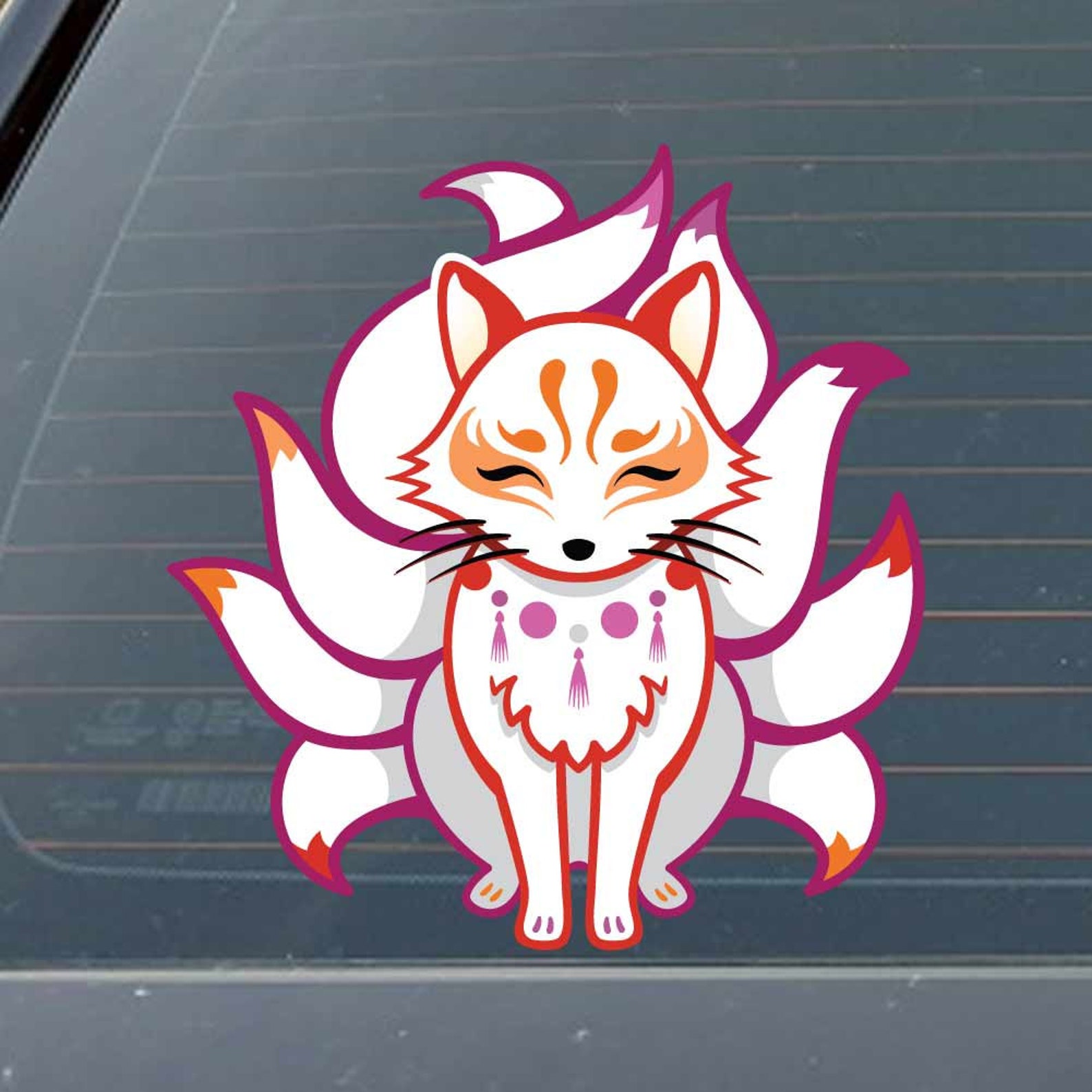 Pride Themed Kitsune Foxes Many Pride Flags Available - Etsy