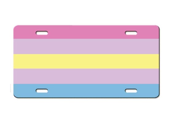 Aporagender Pride Flag LGBTQIA Vanity / License Plate Made | Etsy