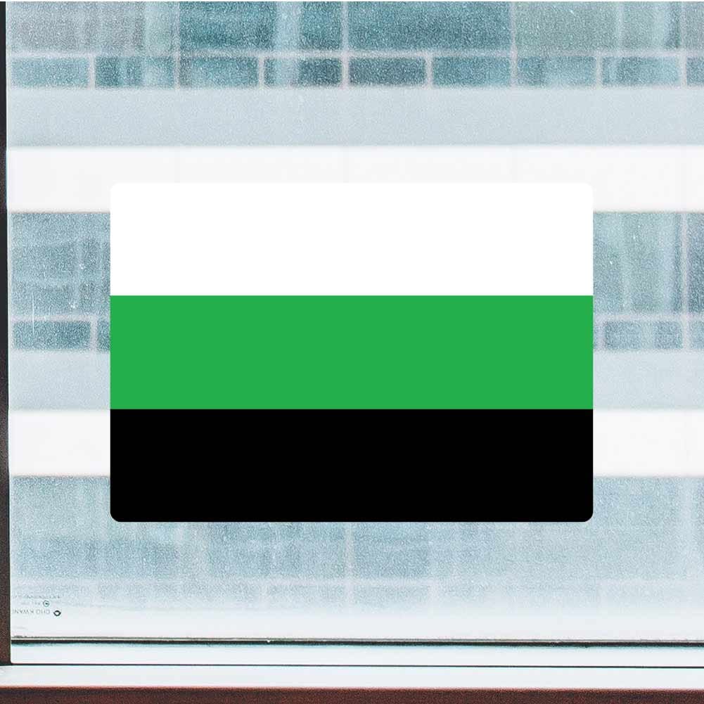 Neutrois Flag LGBTQIA Pride Flag Full Color Static Window | Etsy