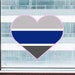 Greygender Heart, LGBTQIA+ Pride Flag - Full Color Static Window Cling ...