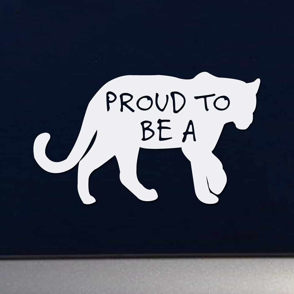 Proud to Be A Puma Cougar Fursona, Furry Fandom Indoor Outdoor Vinyl ...