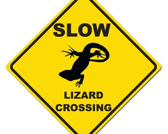 Lizard Sign | Etsy